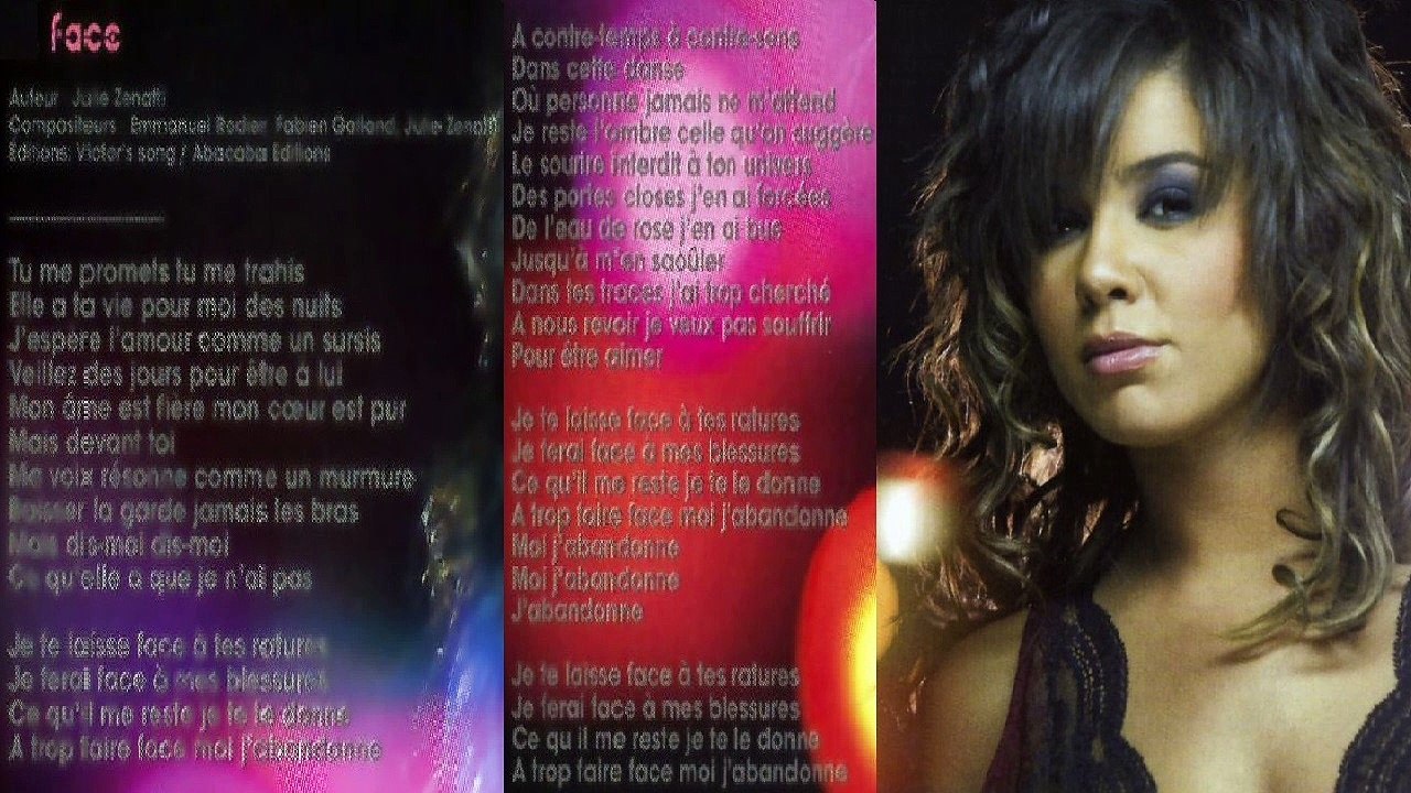 CHIMÈNE BADI — Face | CD Album de Chimène Badi : Le Miroir - Vidéo ...