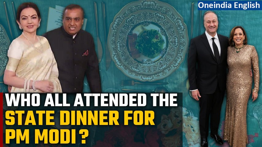 Inside Glimpses Of PM Modi's State Dinner At White House Out, Courtesy ...