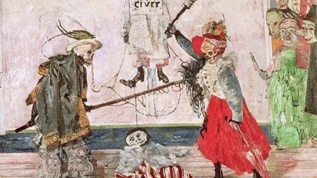 Etranges œuvres d'art de JAMES ENSOR - JAMES ENSOR’s strange artworks - video Dailymotion