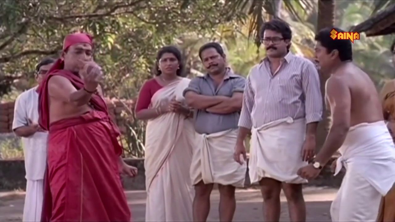 Best Malayalam Comedy Movie MIDHUNAM Comedy Scene| Mohanlal | Innocent ...