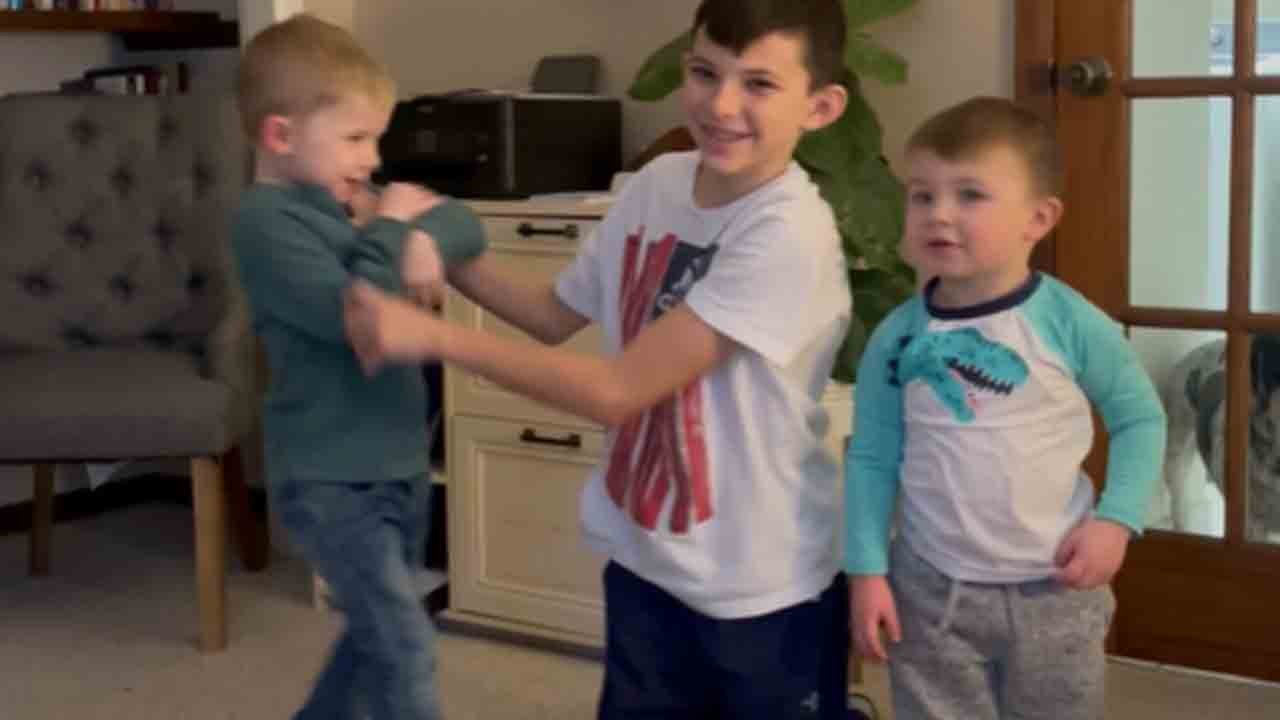 Middle child takes full advantage of his free pass to say one swear ...
