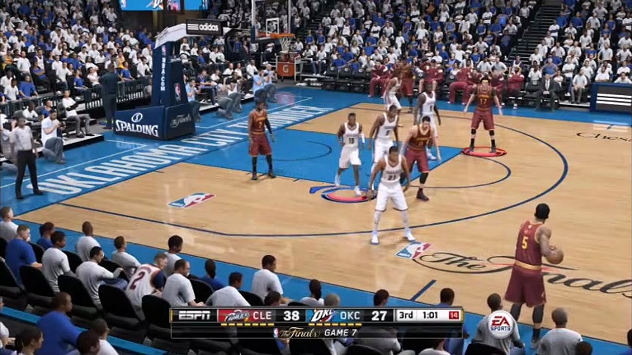 NBA Live 15 Cleveland vs Oklahoma City Part 2 - video Dailymotion