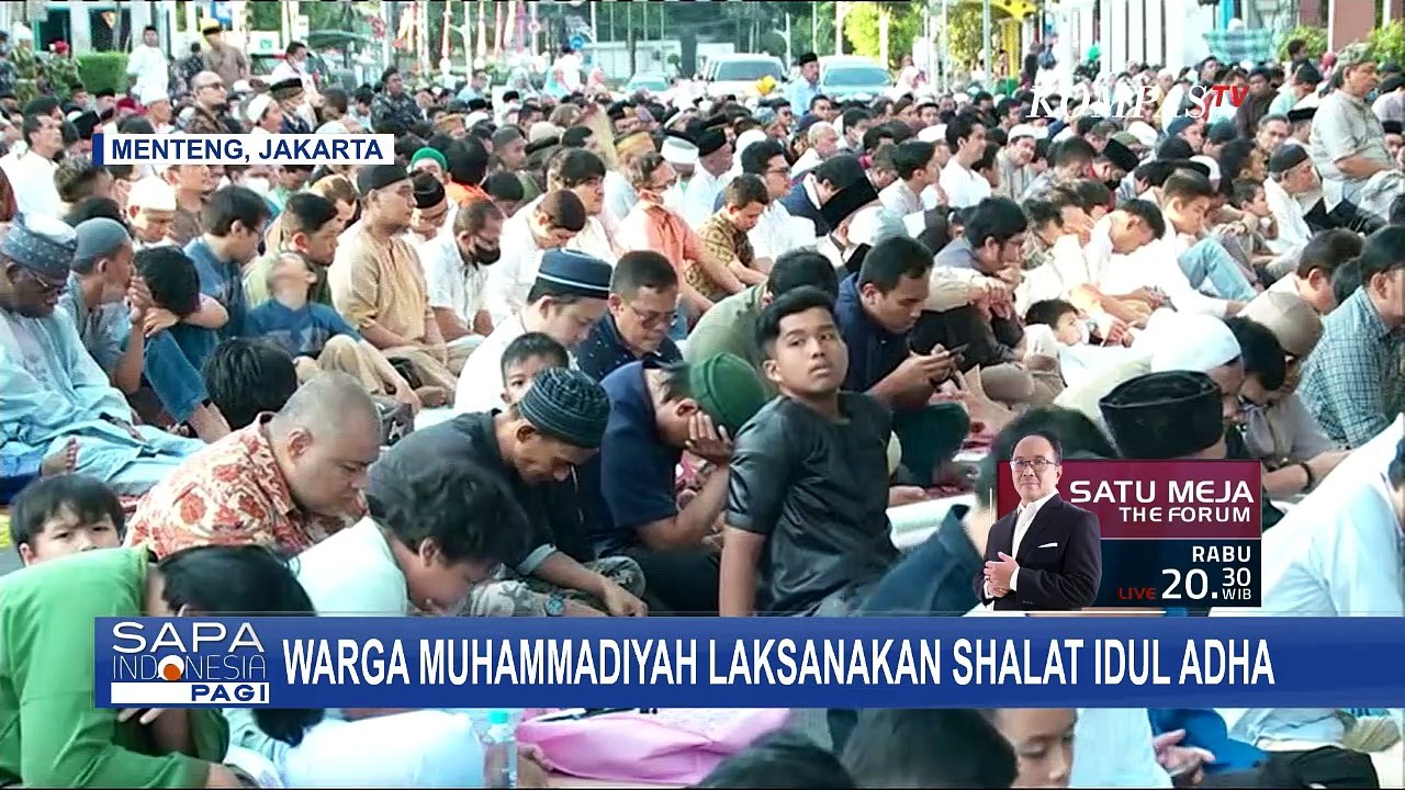 Suasana Pelaksanaan Salat Iduladha 1444 H di Kantor Pusat Muhammadiyah - Video Dailymotion