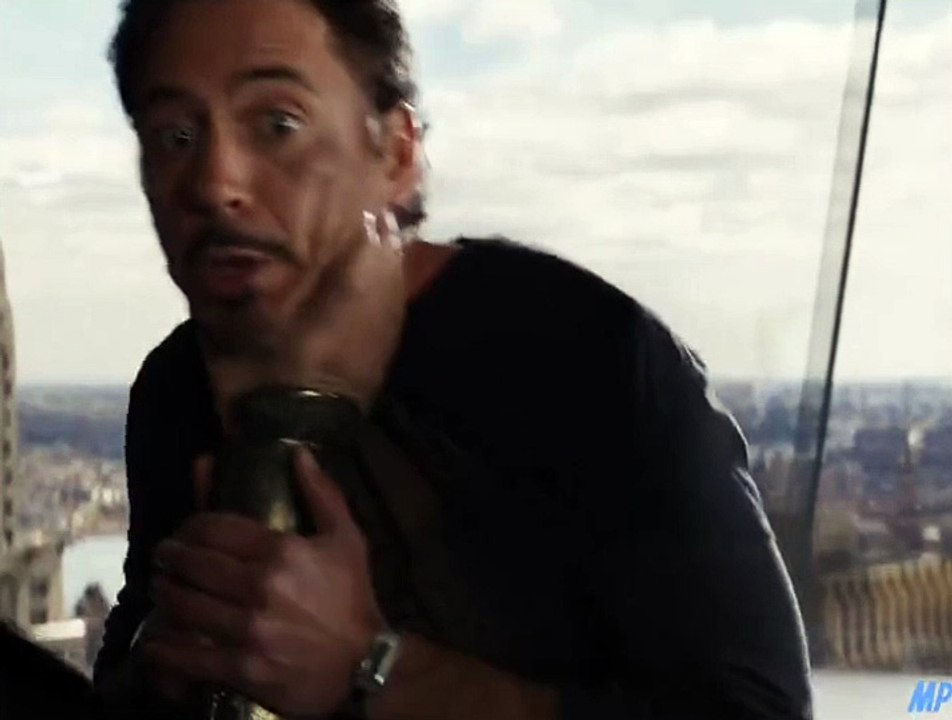 Marvel The Avengers movie Tony Stark suit coming scenes ll Fight vs ...