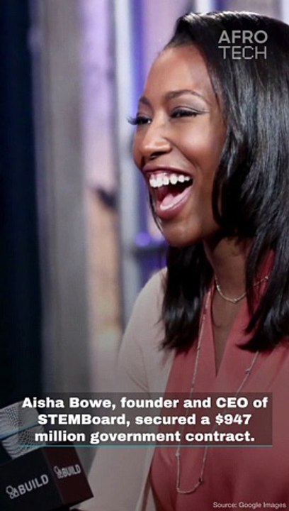 STEMboard Founder And CEO Aisha Bowe Secures $947m Government Contract ...