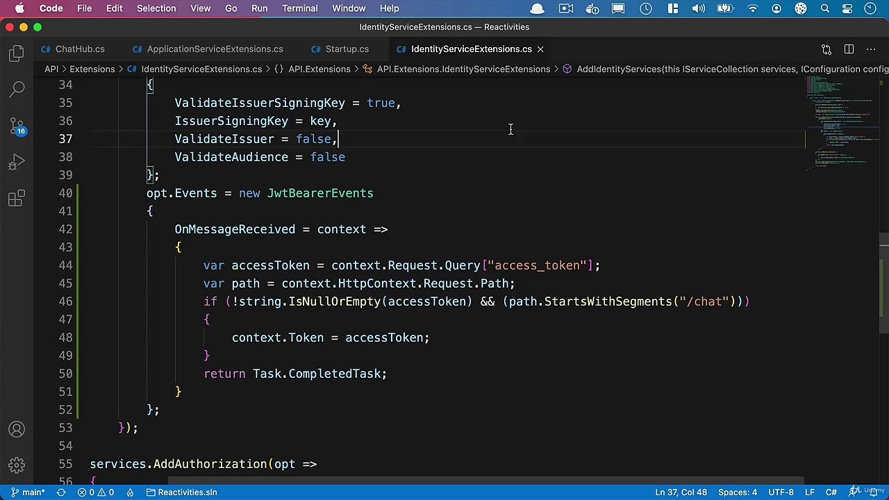 Net Core And React Signalr Adding Signalr To The Client Video Dailymotion