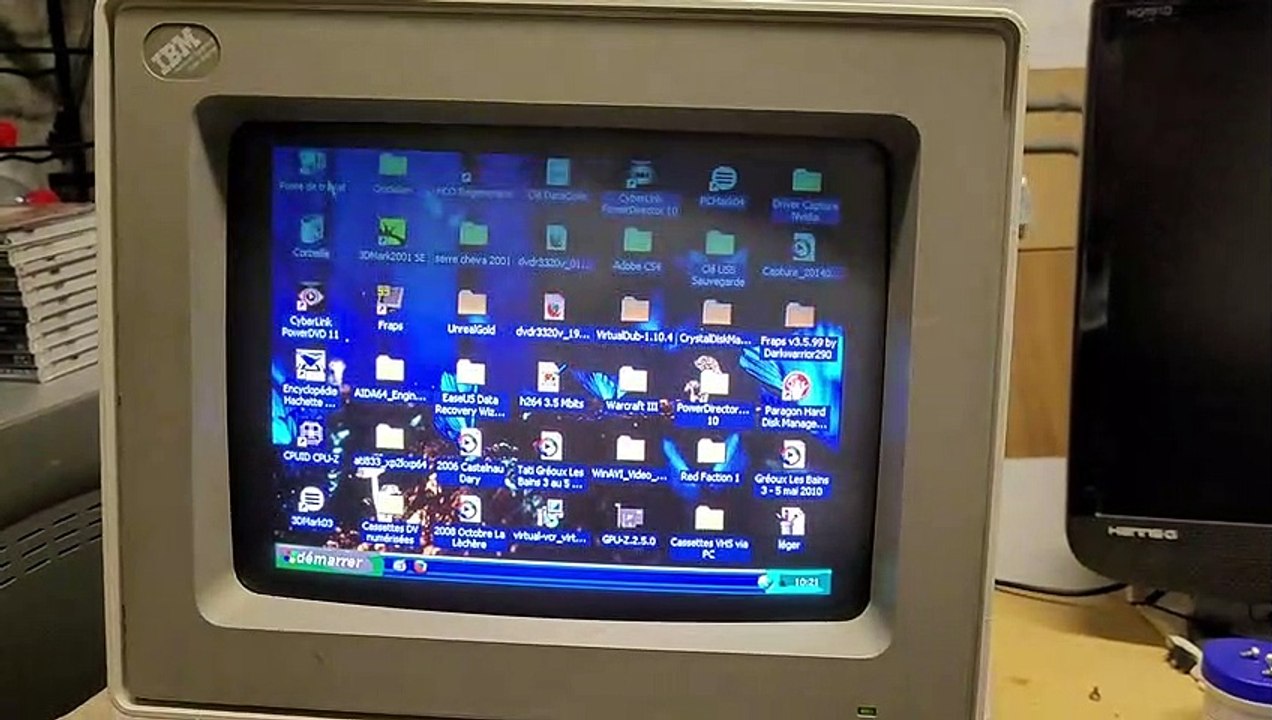 IBM 8513 Monitor VGA Mise en situation Juin 2023 - Vidéo Dailymotion