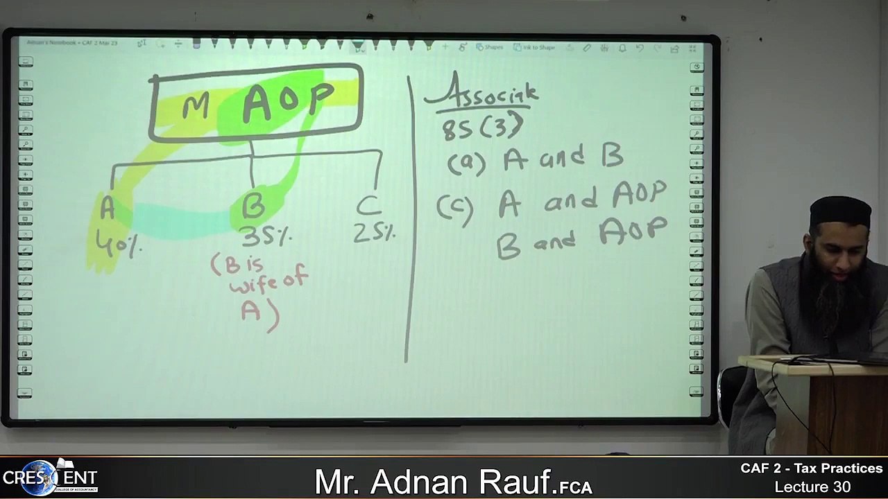 CAF-2 || Lecture 30 || Tax | sir Adnan Rauf | 2023 - video Dailymotion