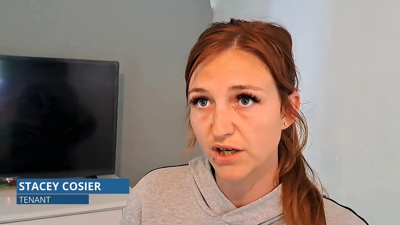 Stacey Cosier talks about her damp-ridden home