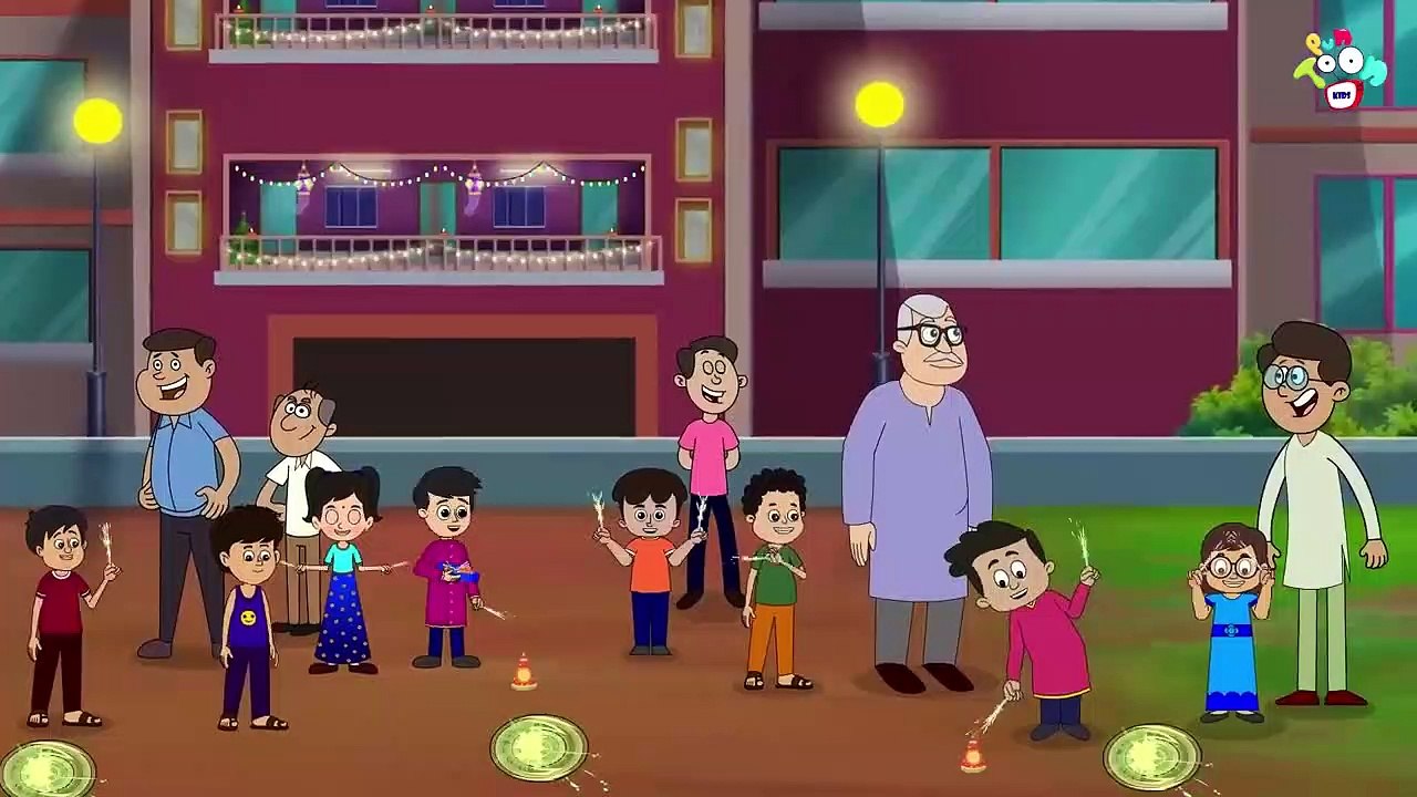 Diwali Cleaning _ Diwali Safai _ Animated Stories _ English Cartoon ...