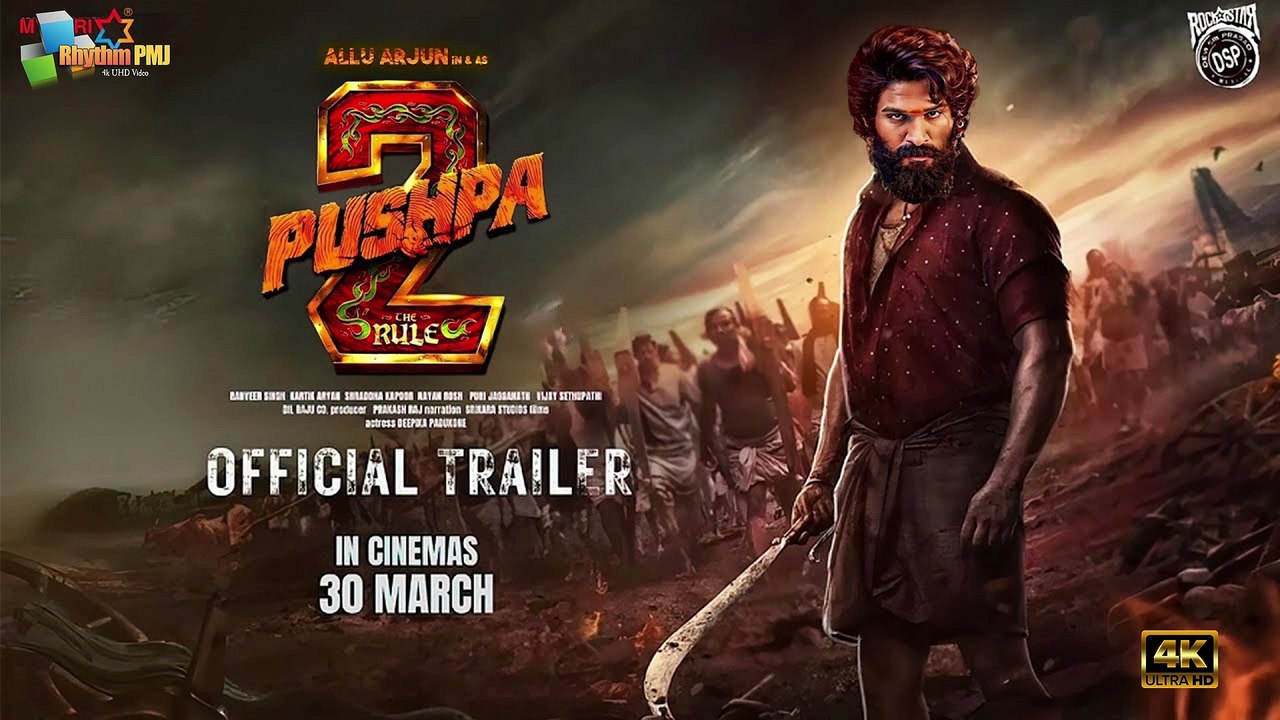 Pushpa 2 - The Rule | Official Trailer | Allu Arjun | Sukumar | Rashmika | Fahadh Faasil New ...