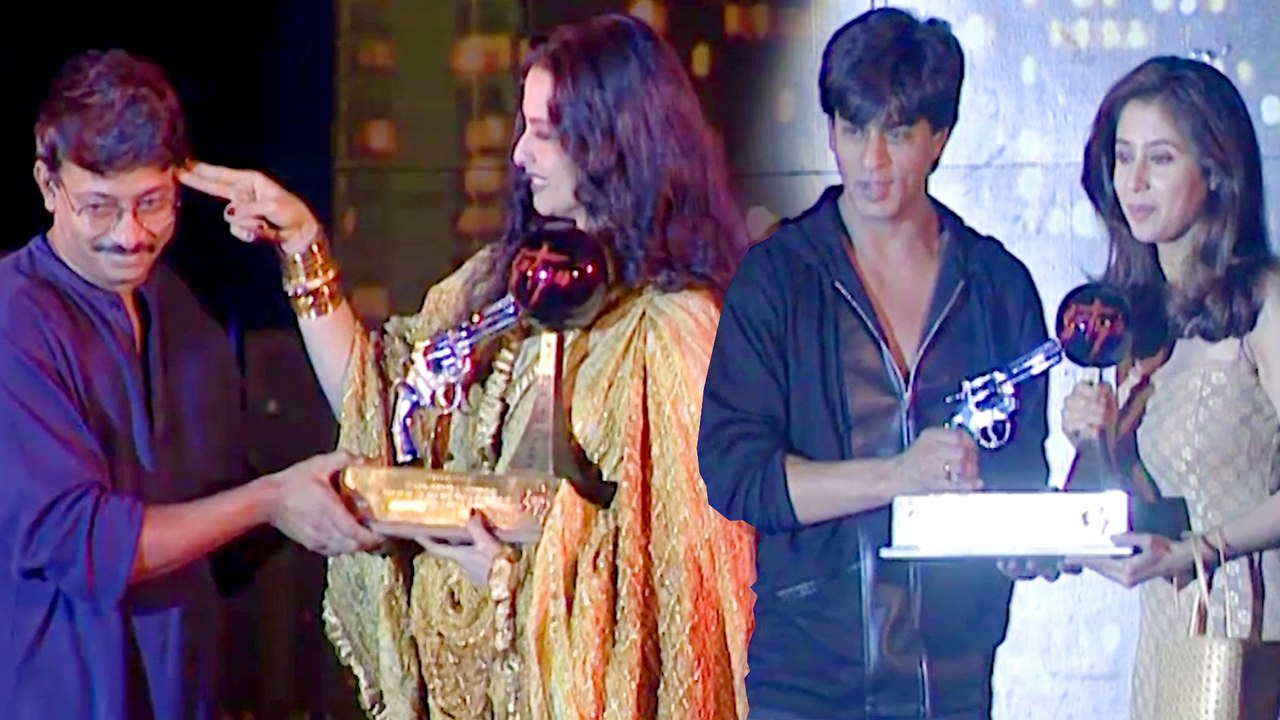 25 Yrs Of Satya: When Shah Rukh & Rekha Awarded The Film Cast & Crew ...