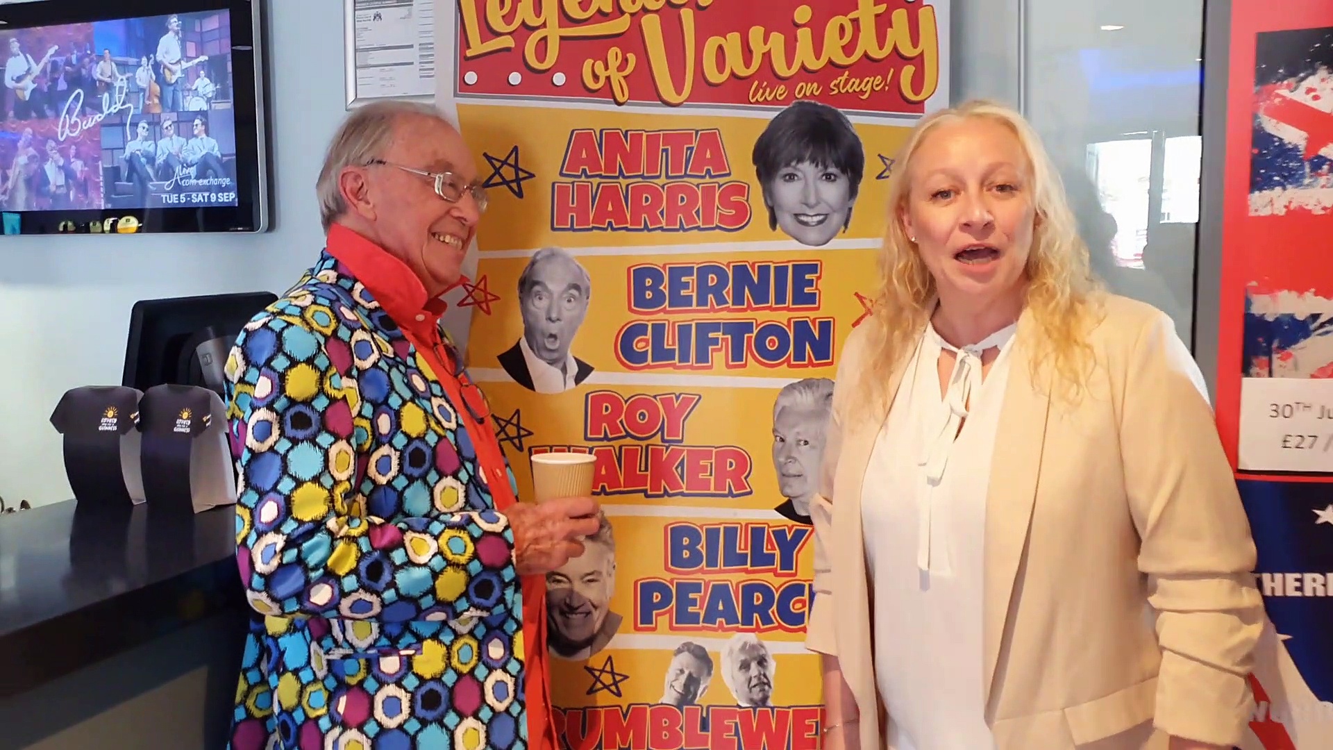 Lynn News reporter Jenny Beake chats to comedian Bernie Clifton