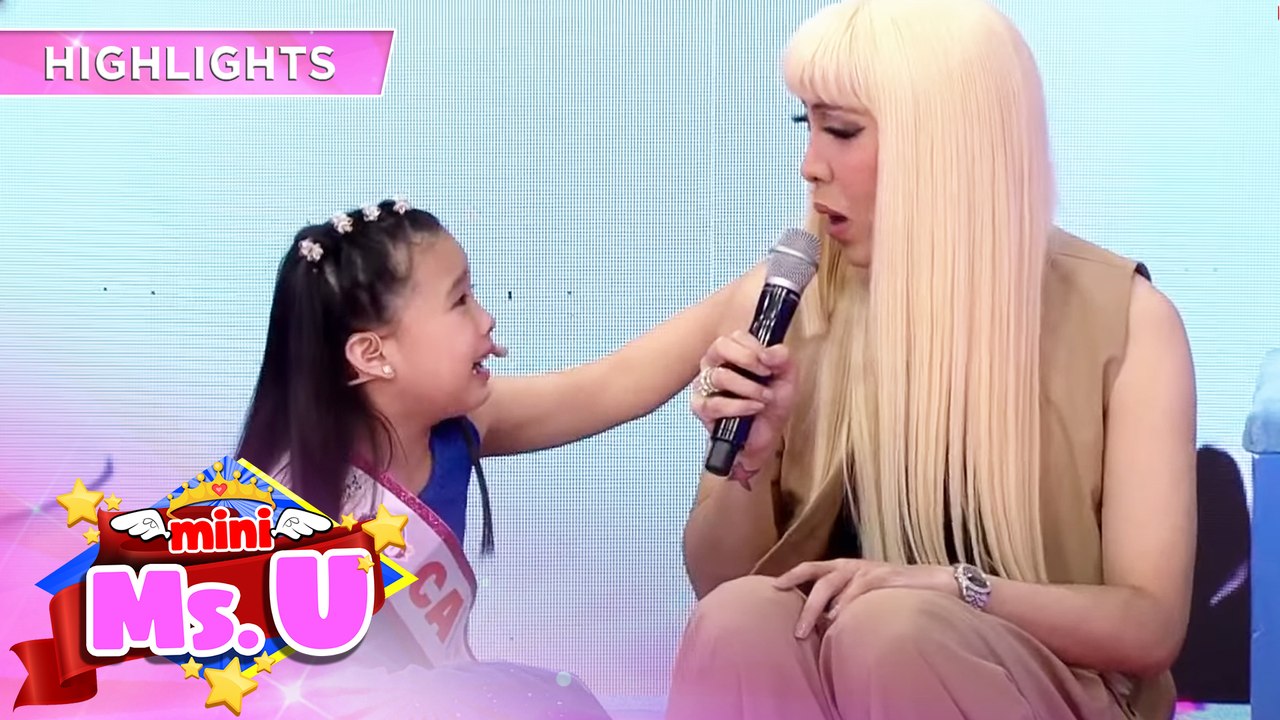Vice Ganda and Mini Miss U Natania show their acting skills | It's Showtime Mini Miss U - video ...