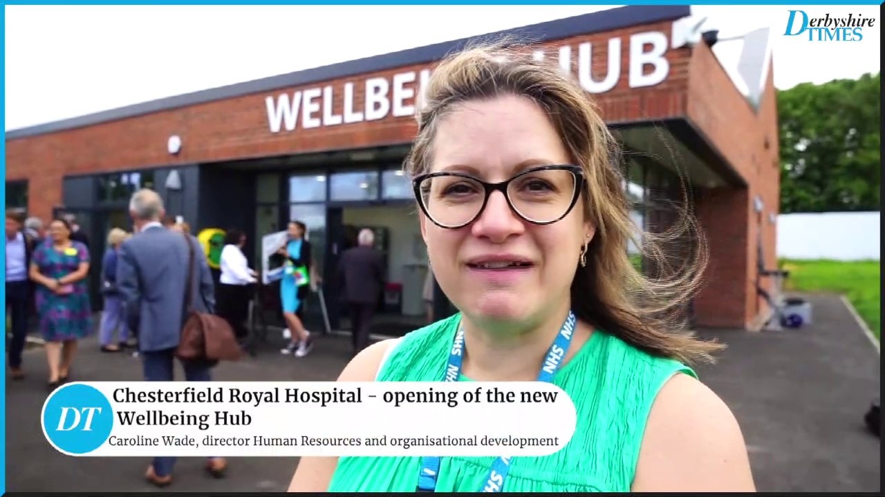 Chesterfield Royal Hospital - health and Wellbeing Hub opens - video ...