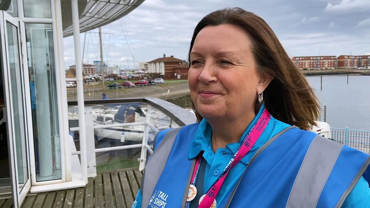 Denise McGuckin welcomes the Tall Ships Races to Hartlepool - video ...