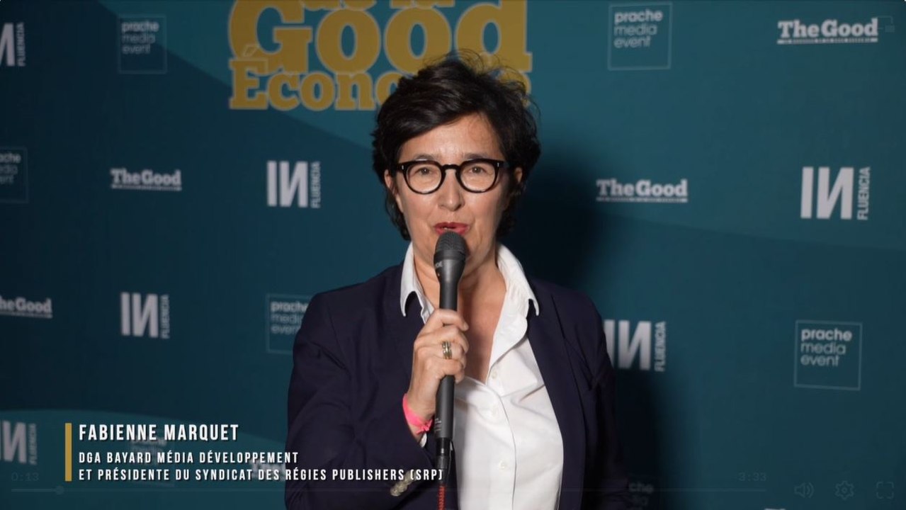 Grand Prix de la Good Economie 2023 - Interview Fabienne Marquet (Bayard Média Développement ...