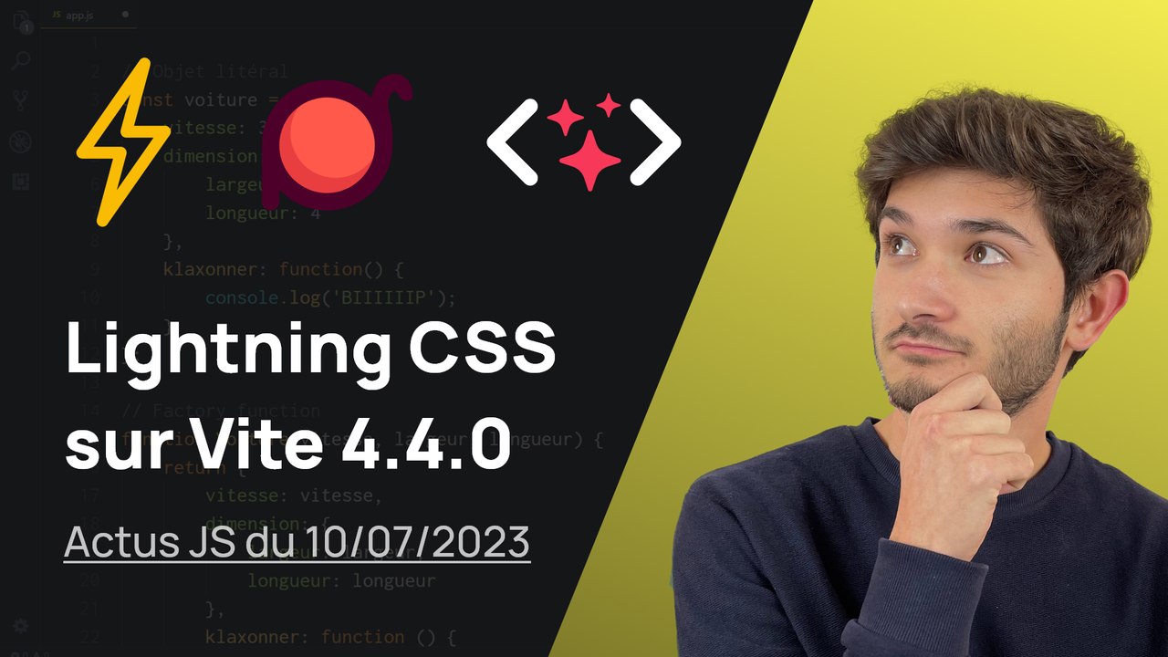 Lightning CSS sur Vite v4.4.0 ⚡ - Actus JS de la semaine (10 juillet 2023) - Vidéo Dailymotion