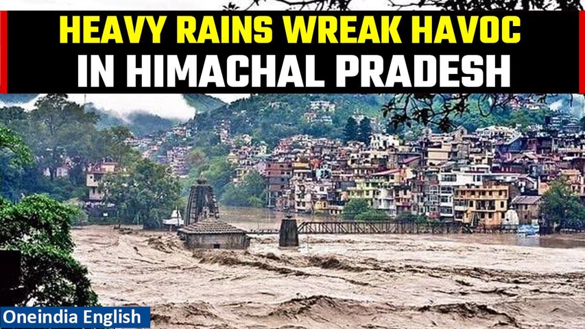 Historic Bridges Washed Away, Highways Closed Amid Heavy Rains in Himachal Pradesh - Oneindia News