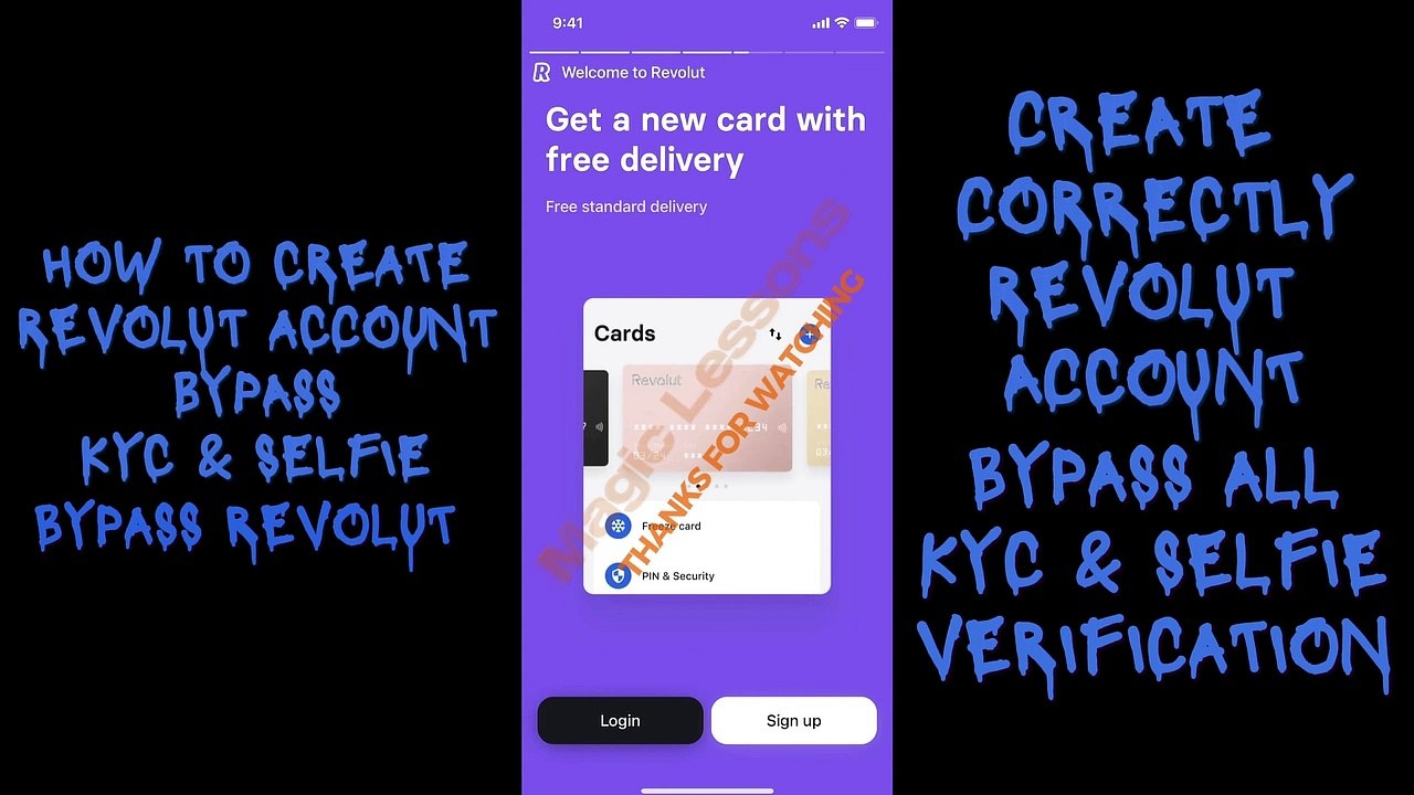 How to create a revolut account, bypass revolut selfie bypass revolut ...