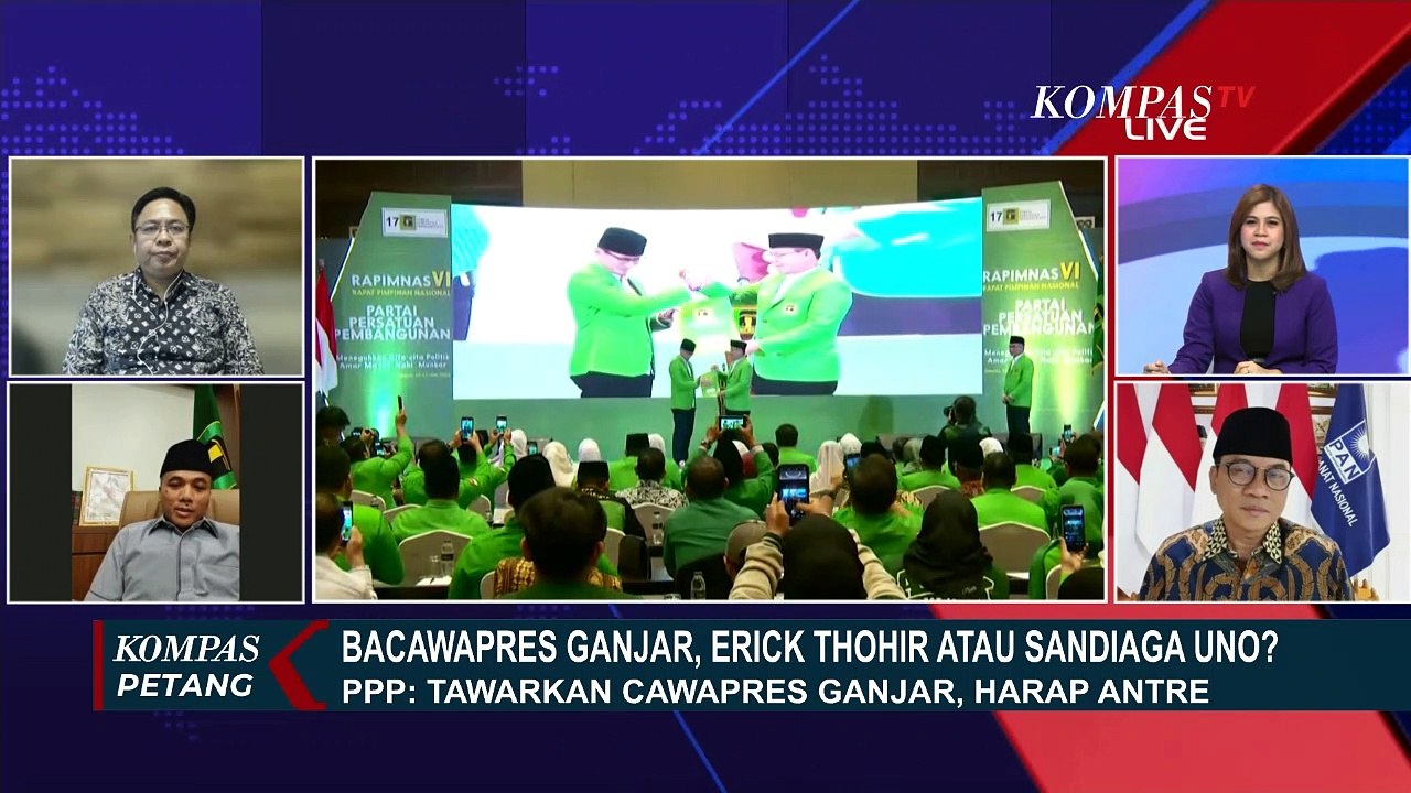 PAN dan PPP Ungkap Komunikasi ke PDIP Terkait Bacawapres Unggulan untuk Ganjar Pranowo - Video ...