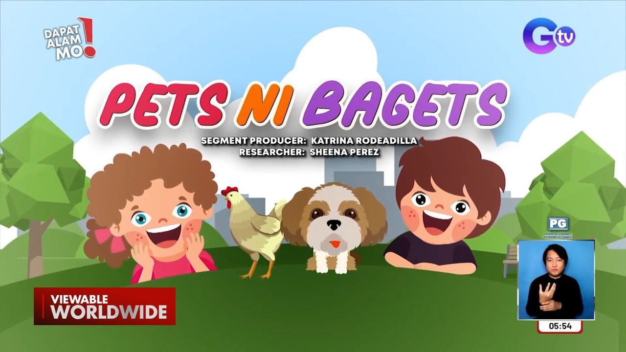 Mga 2-anyos na bata, manok at aso agad ang inaalagaan! | Dapat Alam Mo ...