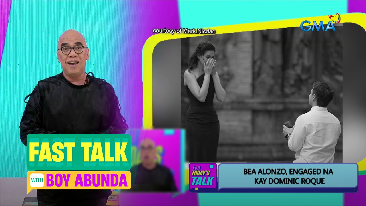 Fast Talk with Boy Abunda: Bea Alonzo at Dominic Roque, engaged na! (Episode 127) - video ...