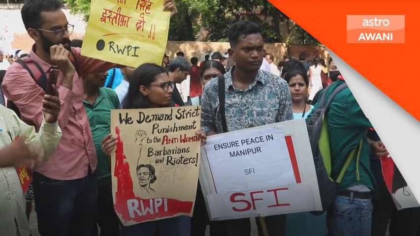 Polis India tahan 4 lelaki kes mengarak 2 wanita bogel | Astro Awani