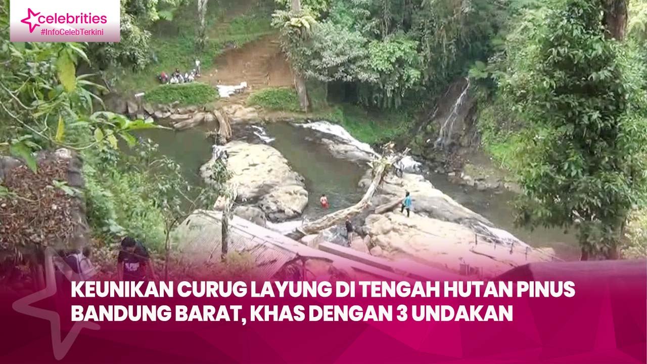 Keunikan Curug Layung di Tengah Hutan Pinus Bandung Barat, Khas dengan ...