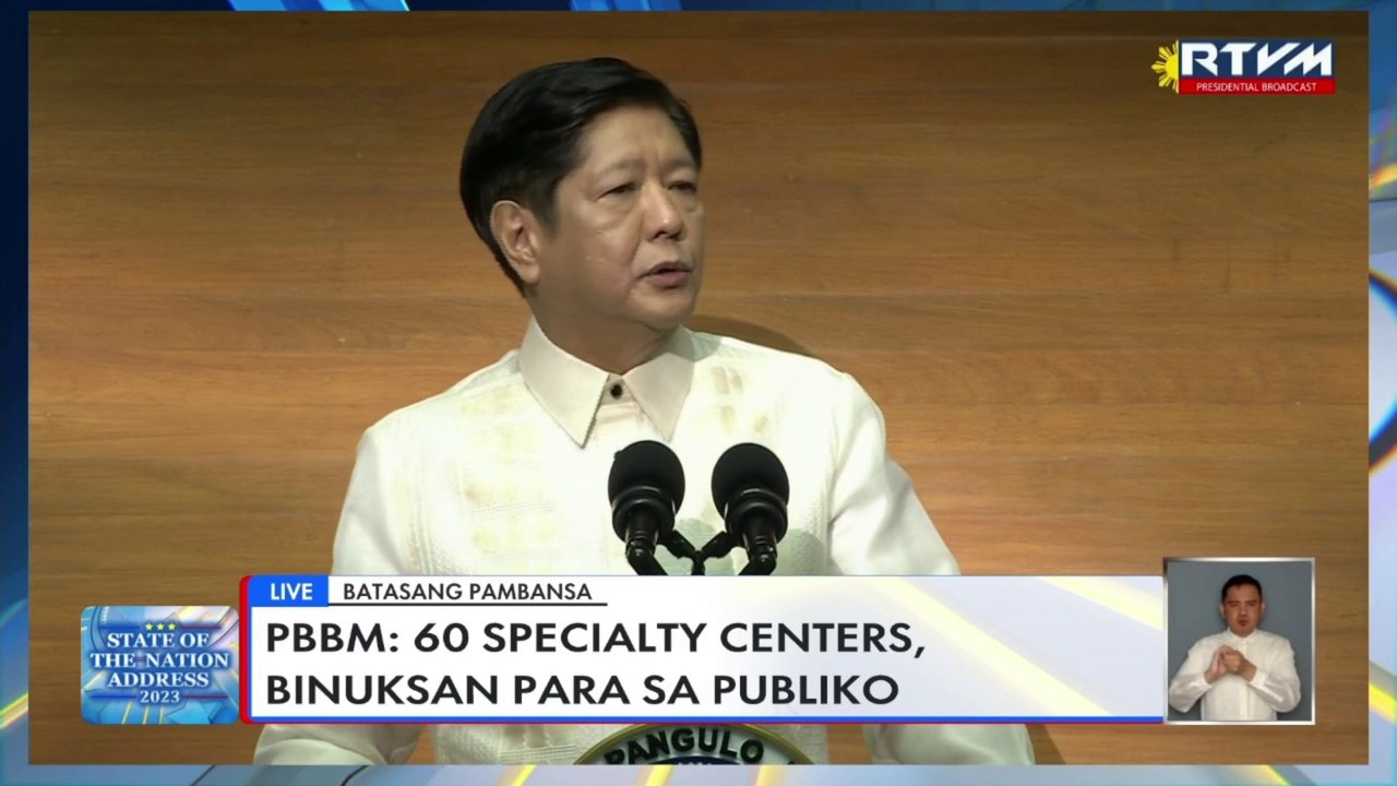 President Marcos provides updates on the admin's health programs and ...