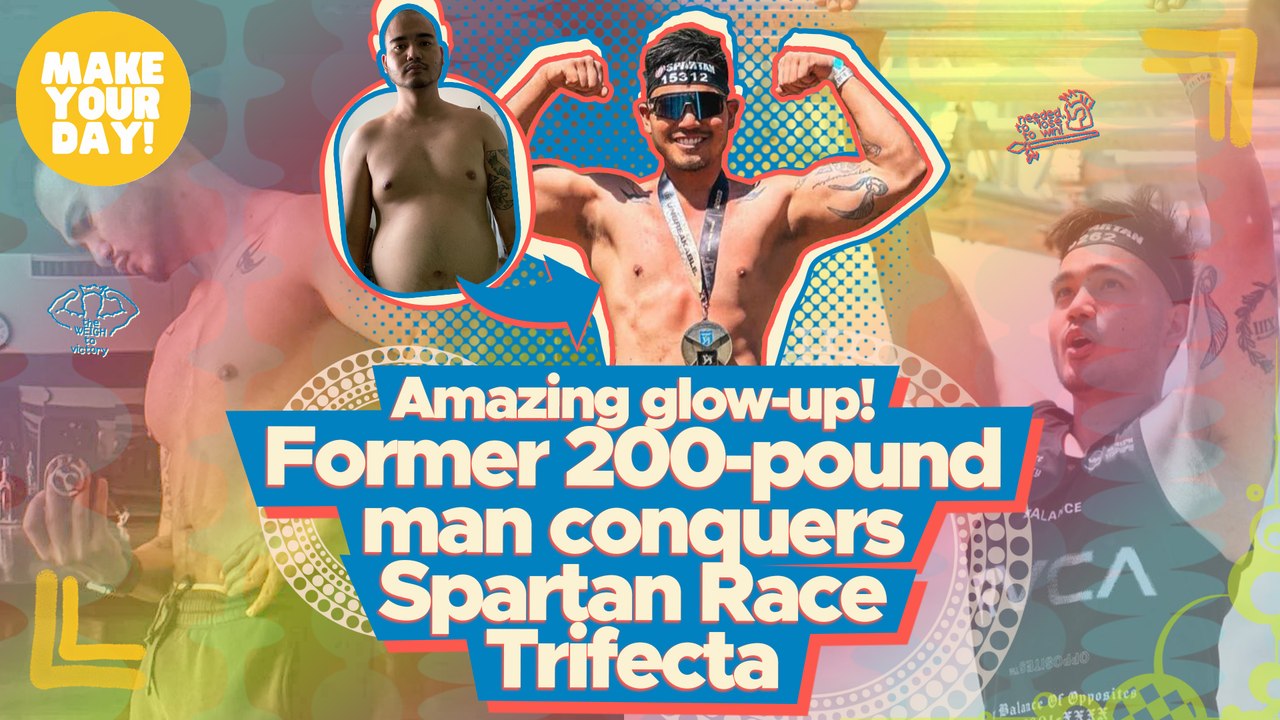 Amazing glow-up! Former 200-pound man conquers Spartan Race Trifecta ...