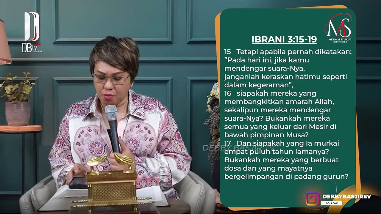 Ibrani 3 ayat 15 - Debby Basjir #debbybasjir - video Dailymotion