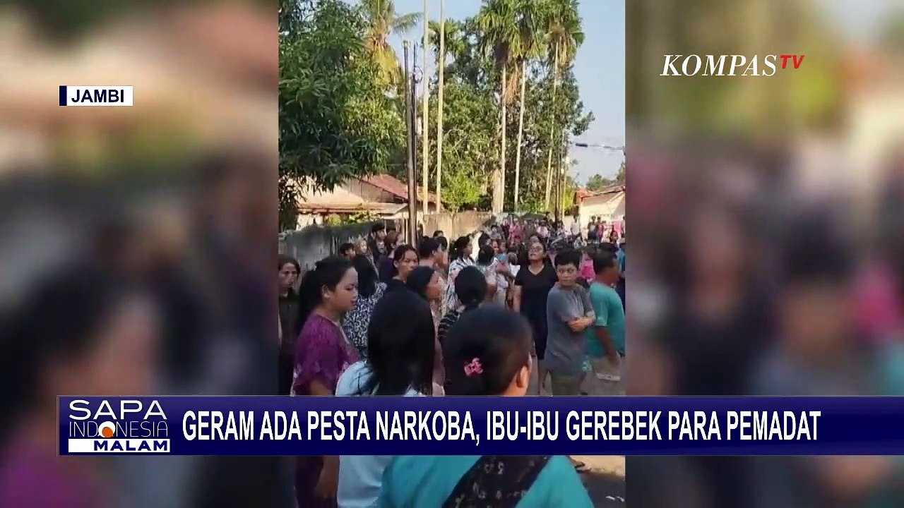 Aksi Emak-Emak Gerebek Lokasi Pesta Narkoba di Jambi! - Video Dailymotion