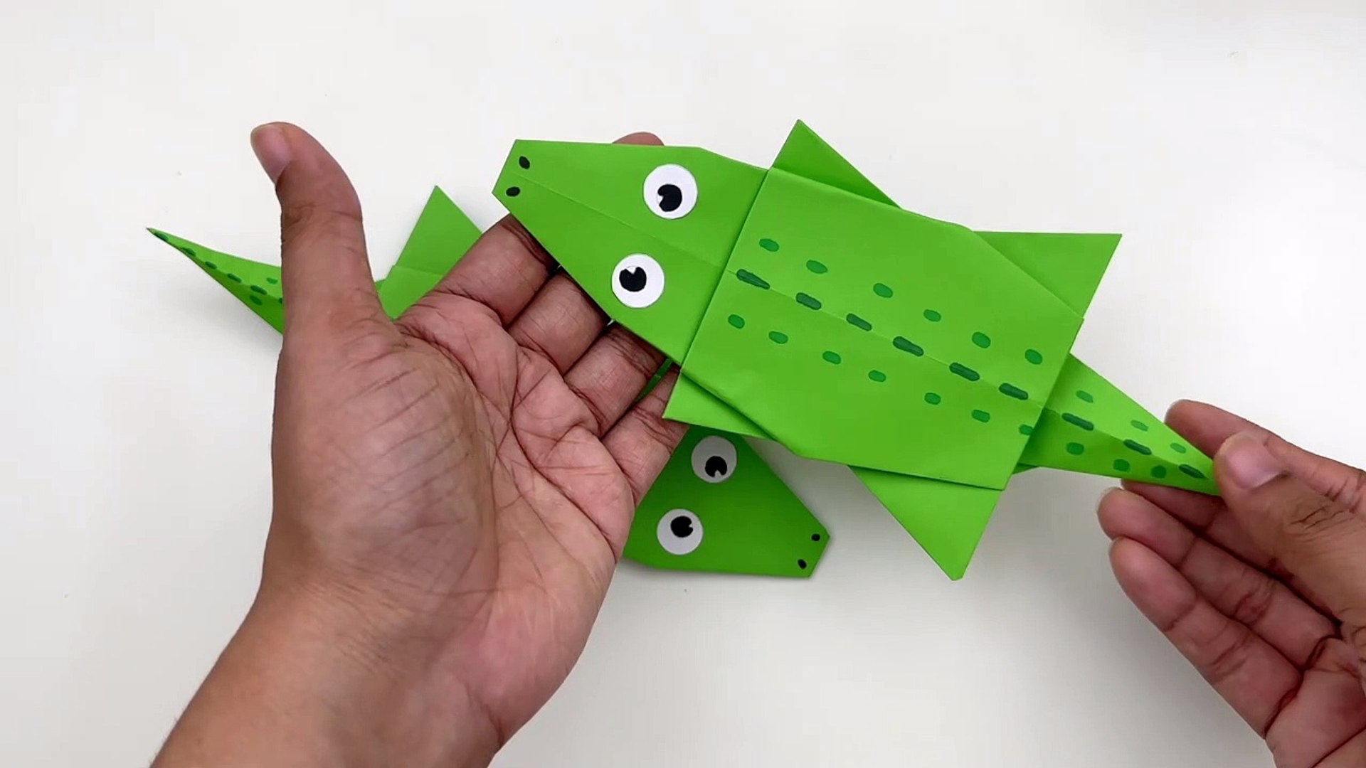 How To Make A Crocodile From Paper