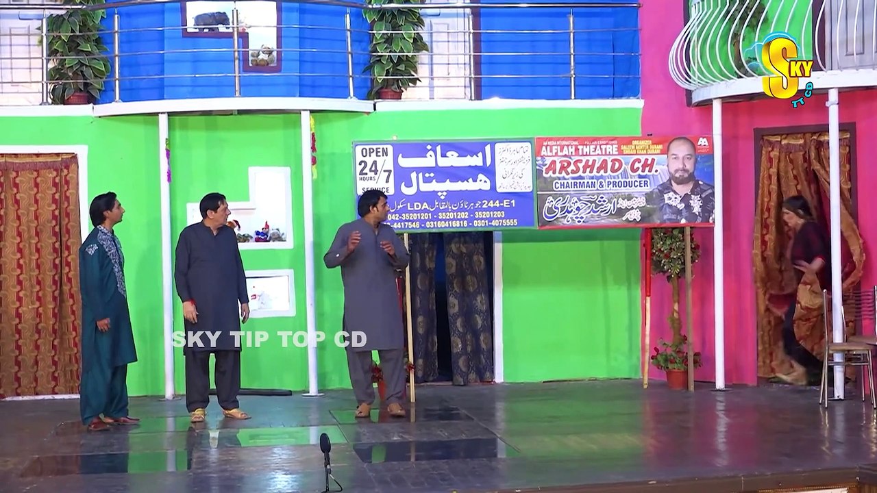 Agha Majid and Sanam Choudhary - Saleem Albela - Ali Naz - New Stage ...