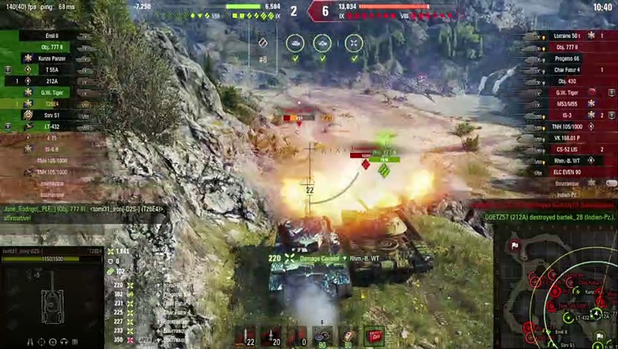 [ wot ] T26E4 SUPERPERSHING 無敵防禦！ | 6 kills 5.5k dmg | world of tanks | @pewgun77 - video ...