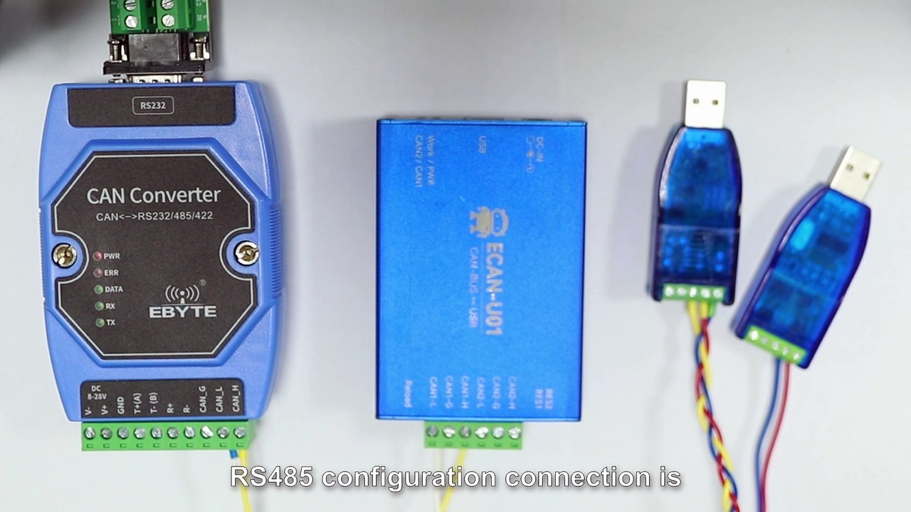 Ebyte OEM/ODM ECAN-401 convertisseur CAN vers RS485/232/422 haute protection, module de ...