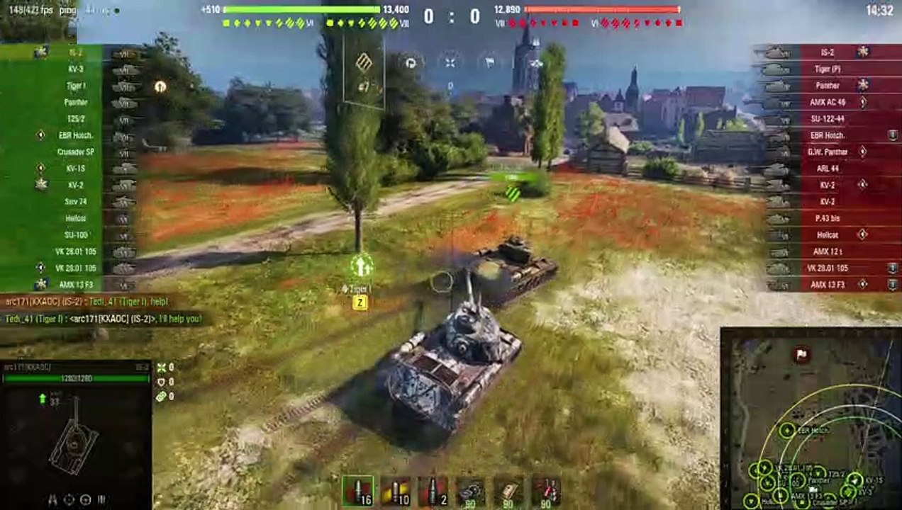[ wot ] IS-2 霸氣蓄勢！| 4 kills 5.9k dmg | world of tanks | @pewgun77 ...