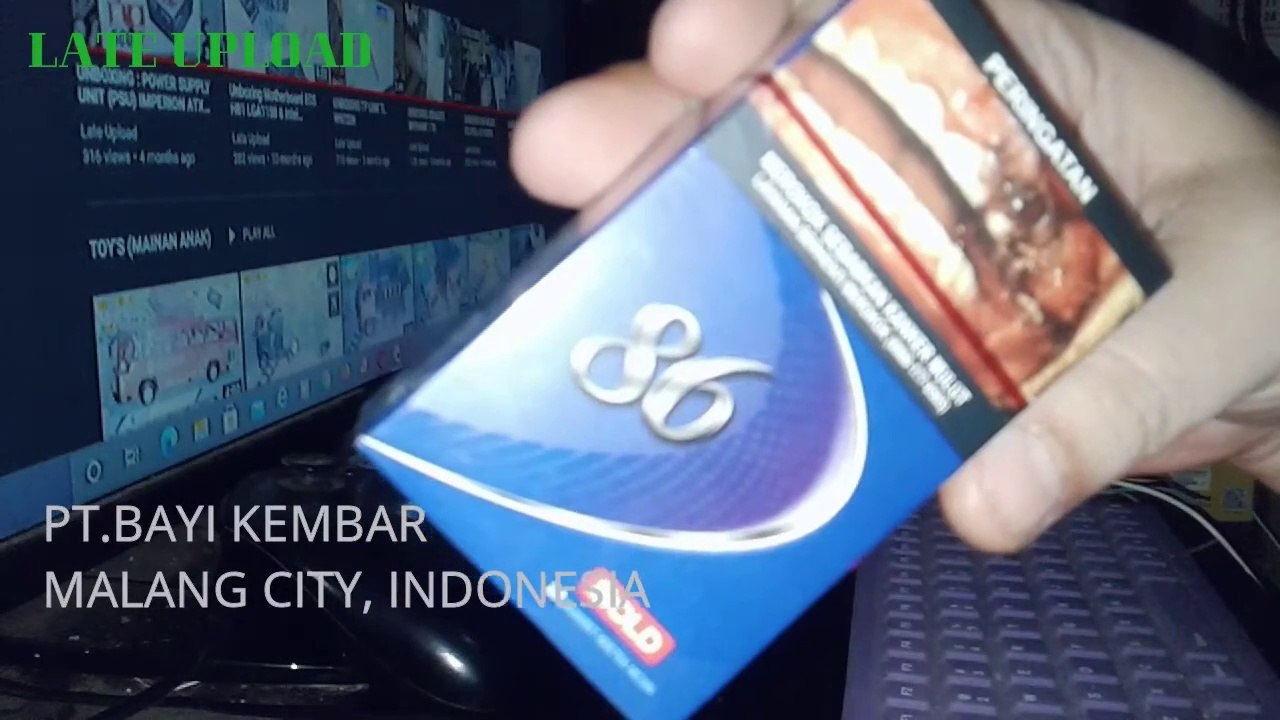 REVIEW : ROKOK 86 BOLD BIRU ISI 20 BATANG - Video Dailymotion