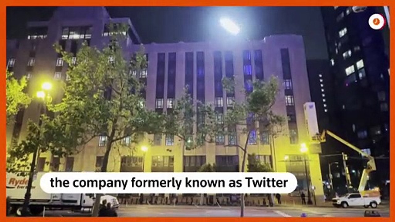 Musk's giant X logo draws ire in San Francisco - video Dailymotion