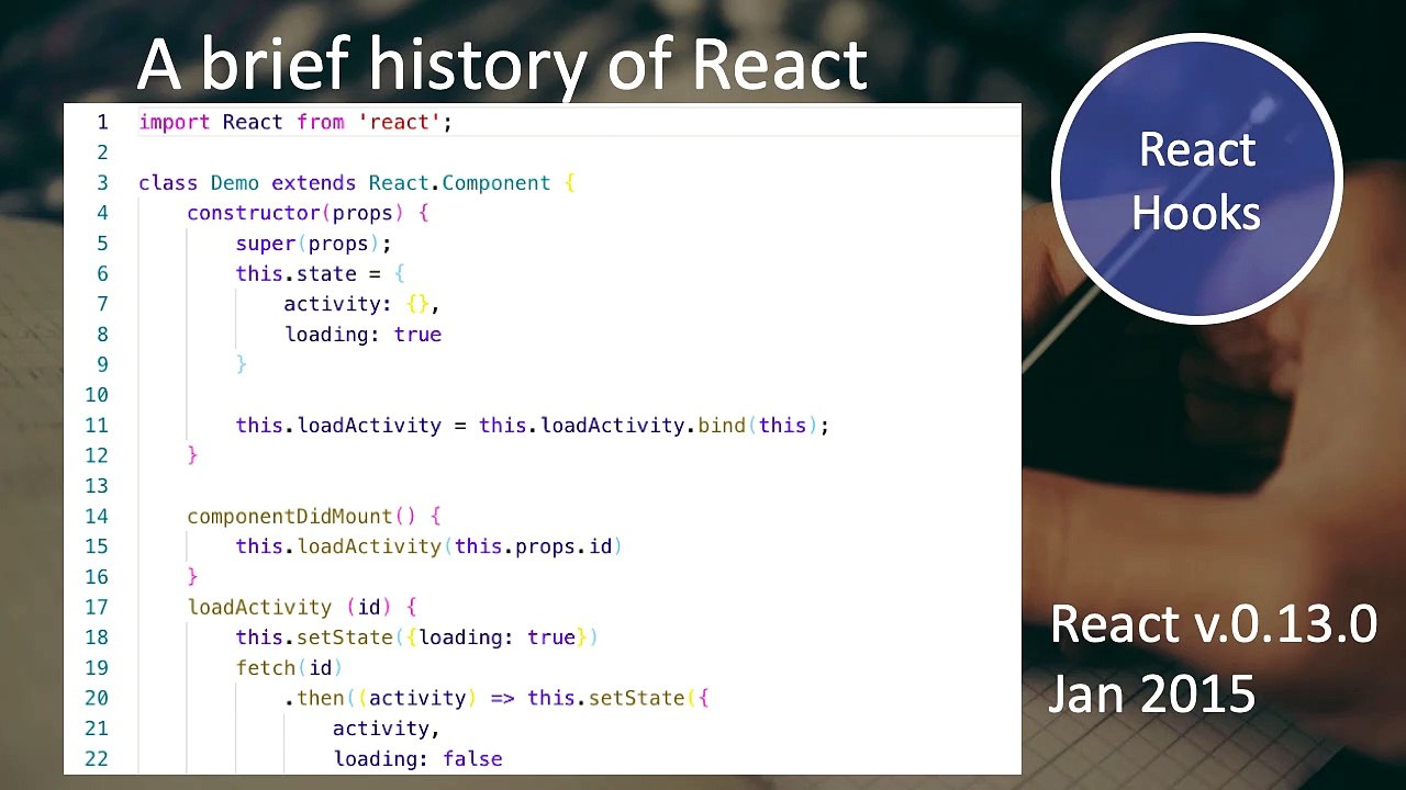 Building a CRUD application in React (Legacy) - Introduction to React Hooks - video Dailymotion