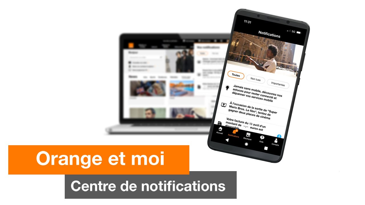 Orange et moi : le centre de notifications - Vidéo Dailymotion