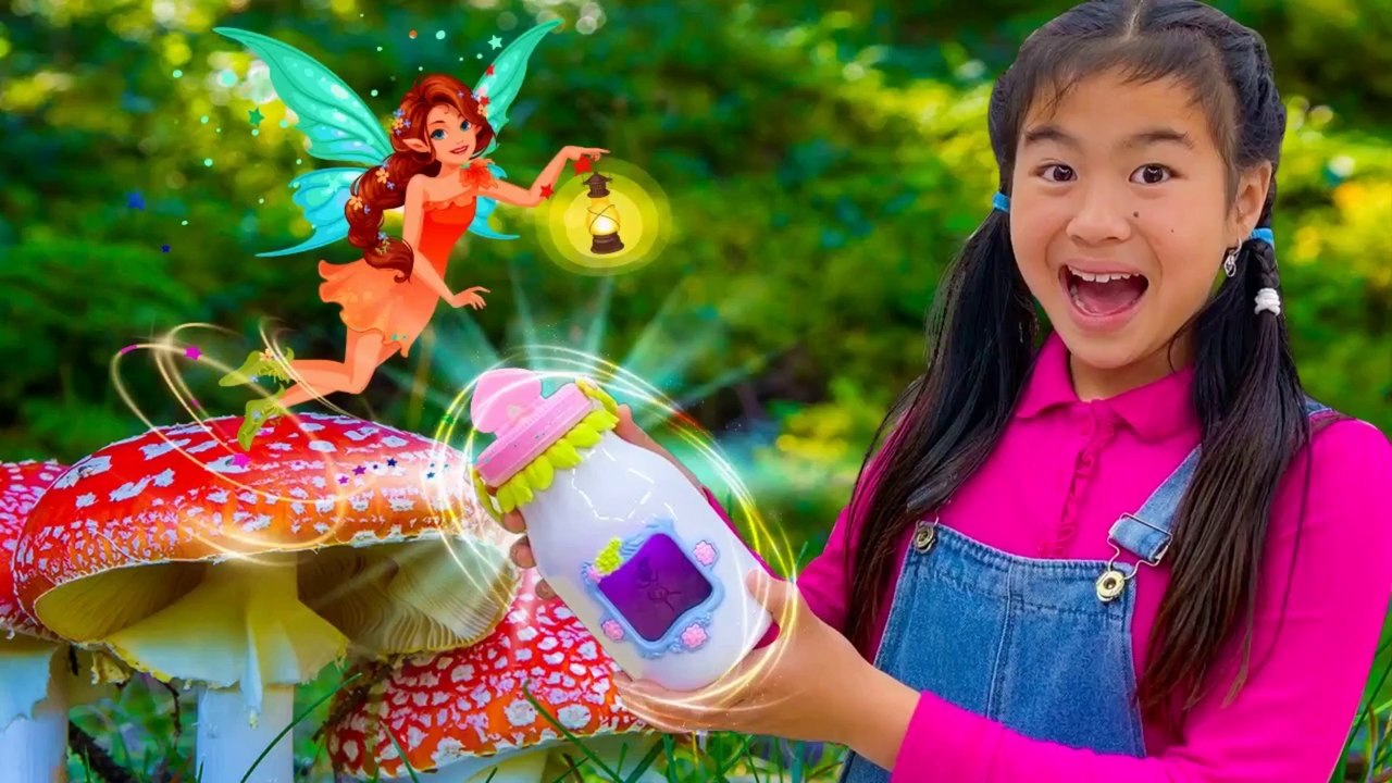 Jannie and Eric Pretend Play with a Magic Fairy Fairy Tales for Kids ...