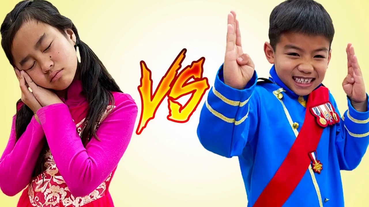 Jannie and Eric Pretend Play Not Being Lazy - فيديو Dailymotion