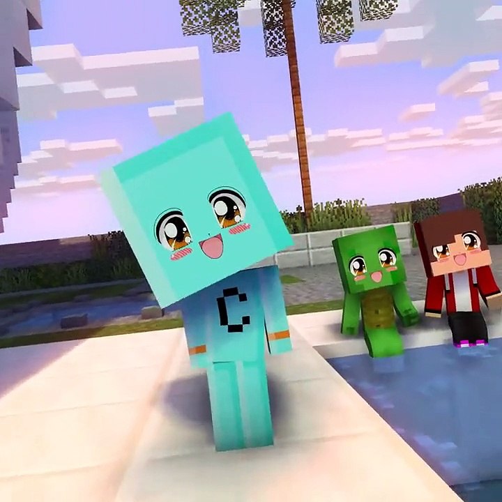 CHICKEN WINGS MEME DANCE X MAIZEN, MIKEY_TURTLE, CRAFTEE -Minecraft ...