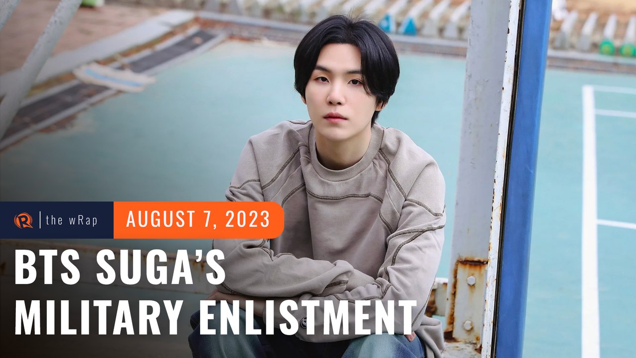 BTS SUGA starts process for military enlistment - video Dailymotion