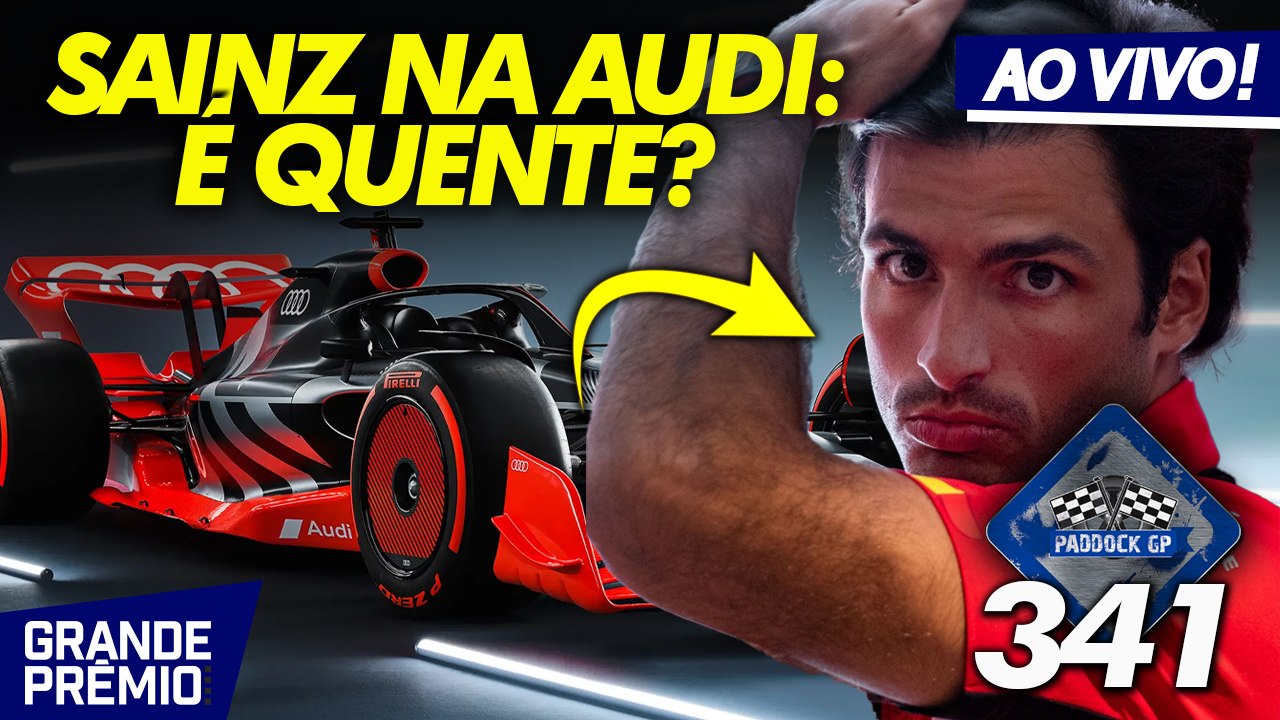 SAINZ na Audi? + Últimas notícias do VAI-E-VEM da F1 2024 | Paddock GP #341 - Vídeo Dailymotion