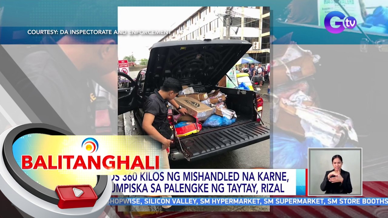 Halos 360 kilos ng mishandled na karne, nakumpiska sa palengke ng ...