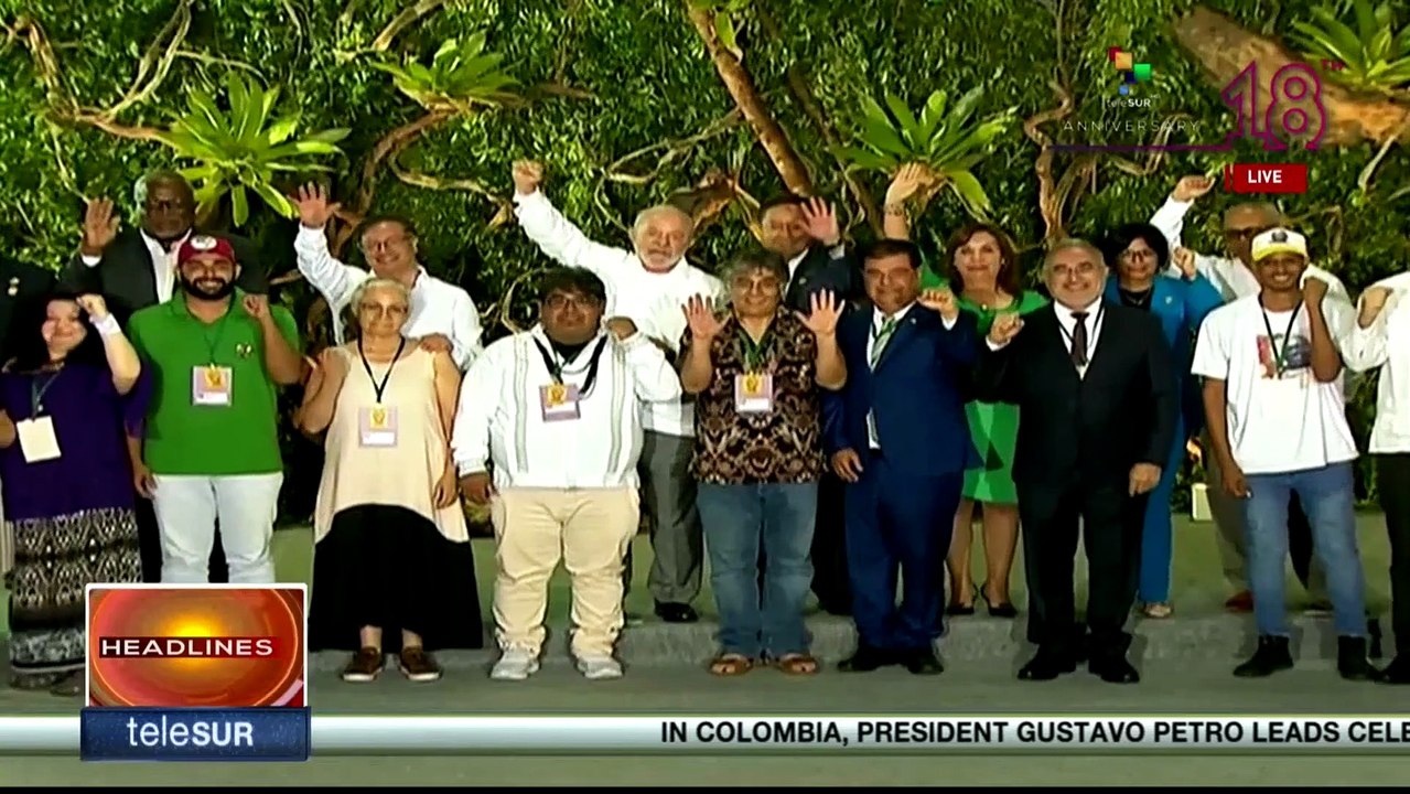 Official photo of the leaders participating in the 4th Amazon Summit ...