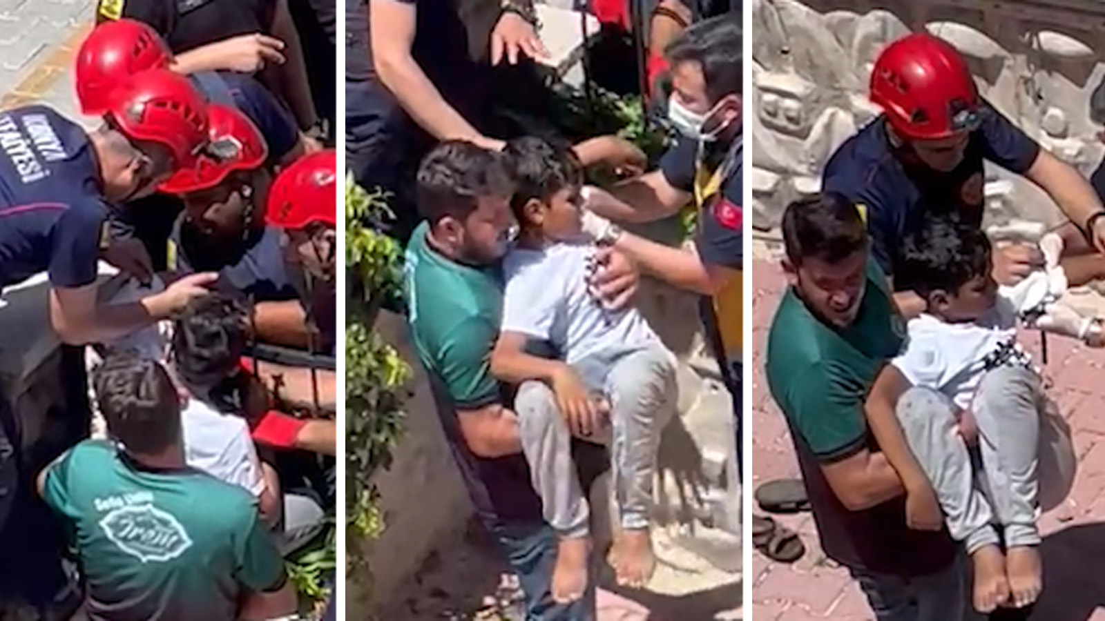 Konya’da demir korkuluk çocuğun koluna saplandı